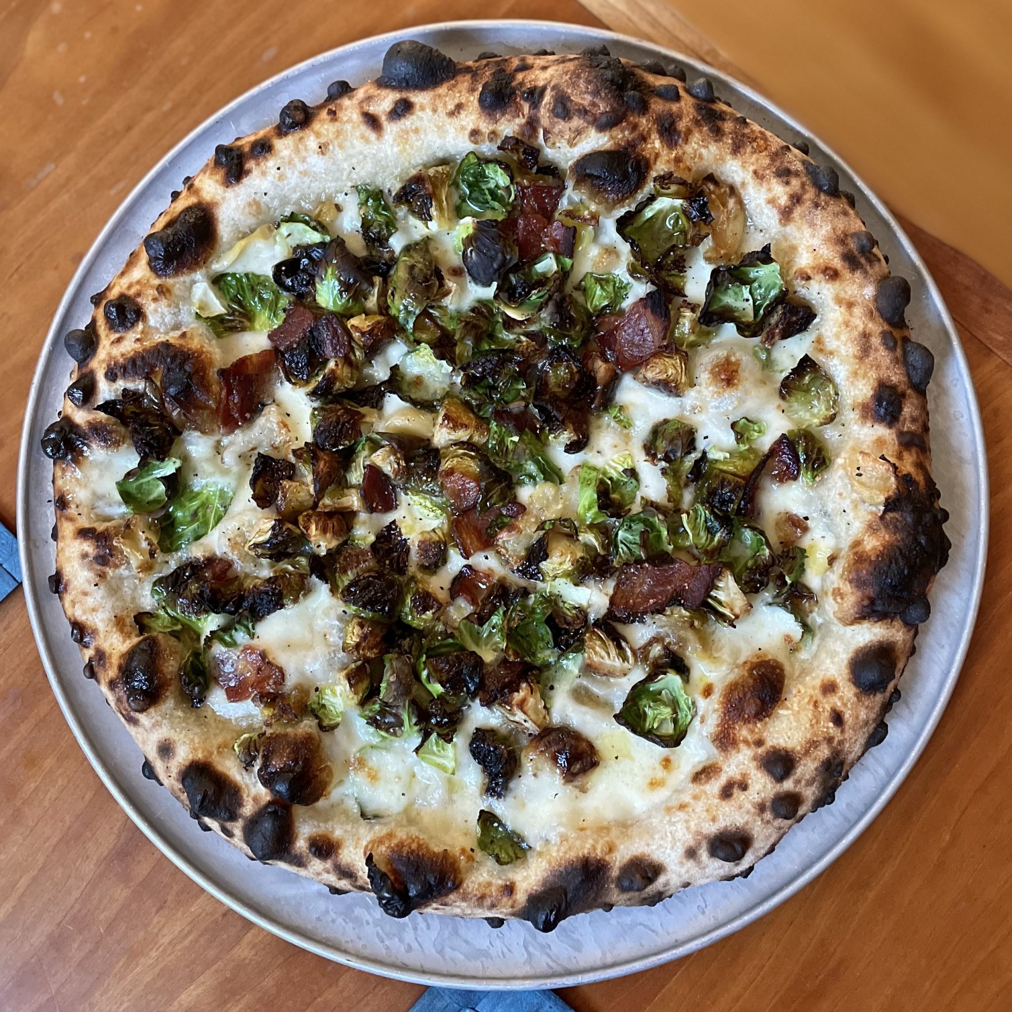 Brussels Sprouts and Bacon Pizza | Recipe & Ooni Pizza Oven How To ...